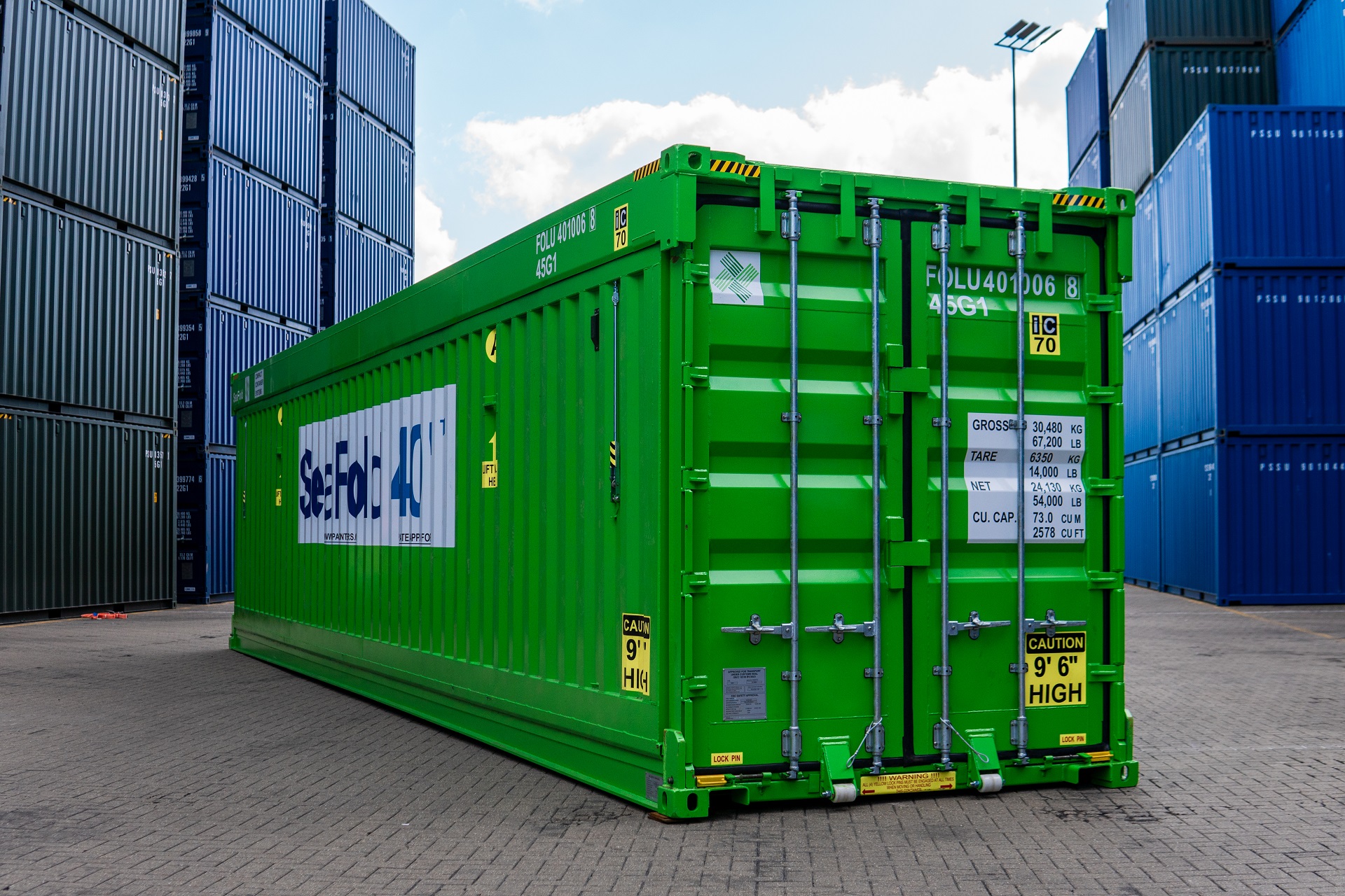 SeaFold 40' | How it Works | Compact Container Systems
