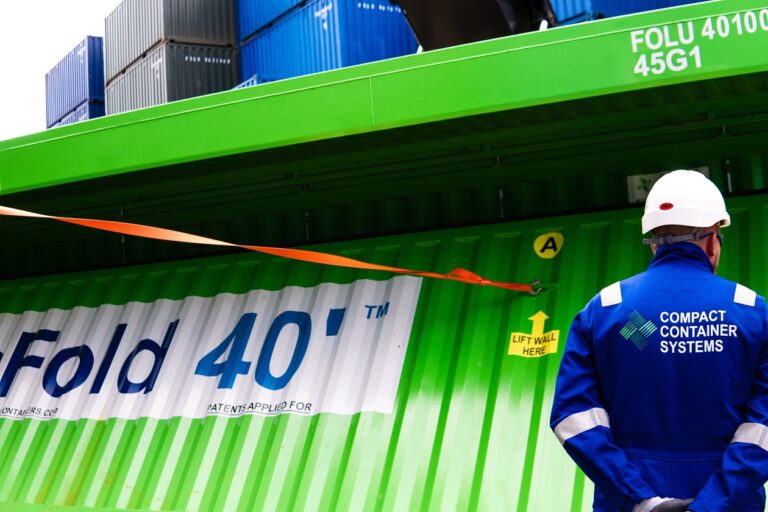 SeaFold 40' | How it Works | Compact Container Systems