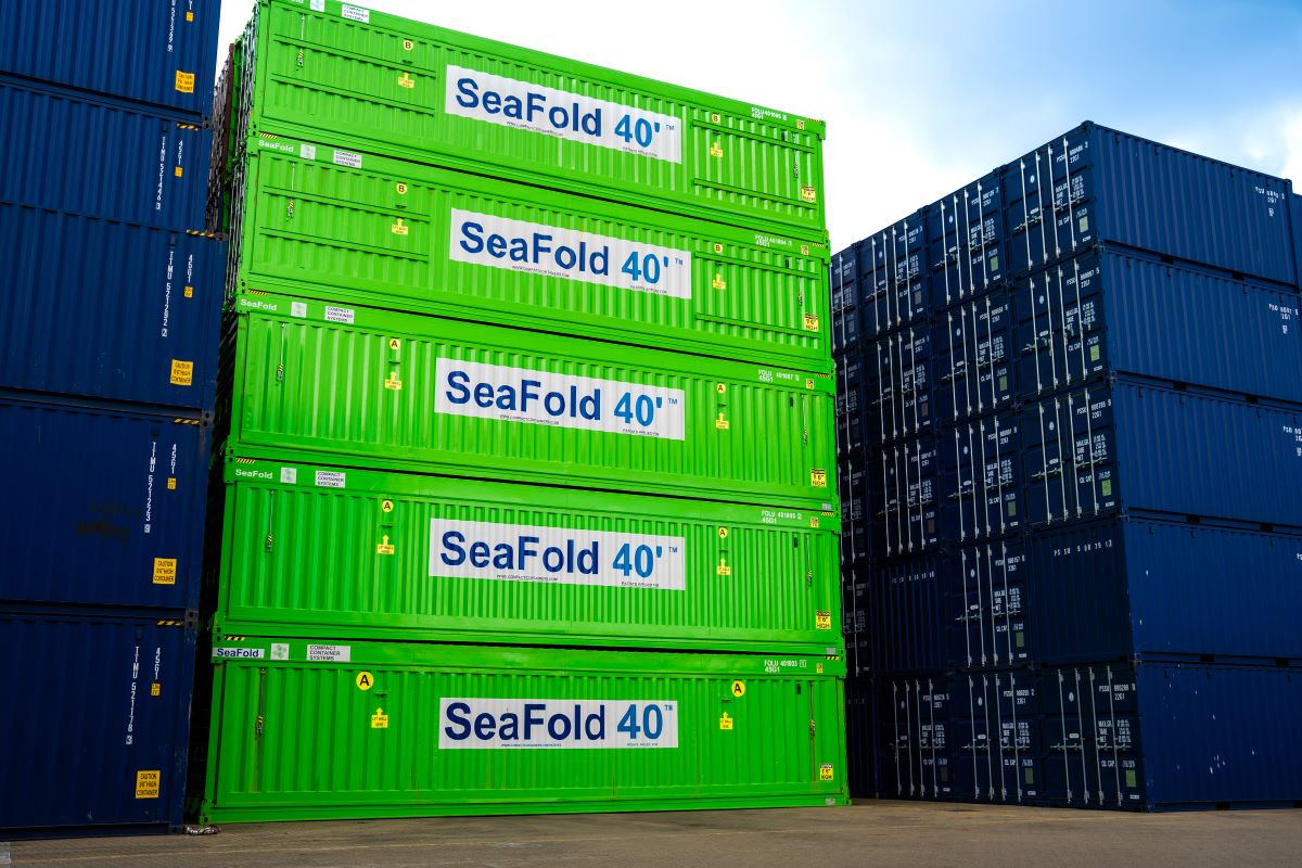 SeaFold 40' | How it Works | Compact Container Systems