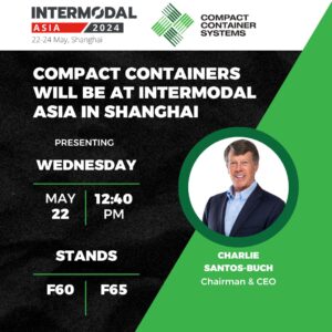 Compact Containers Will Be At Intermodal Asia 2024 in Shanghai